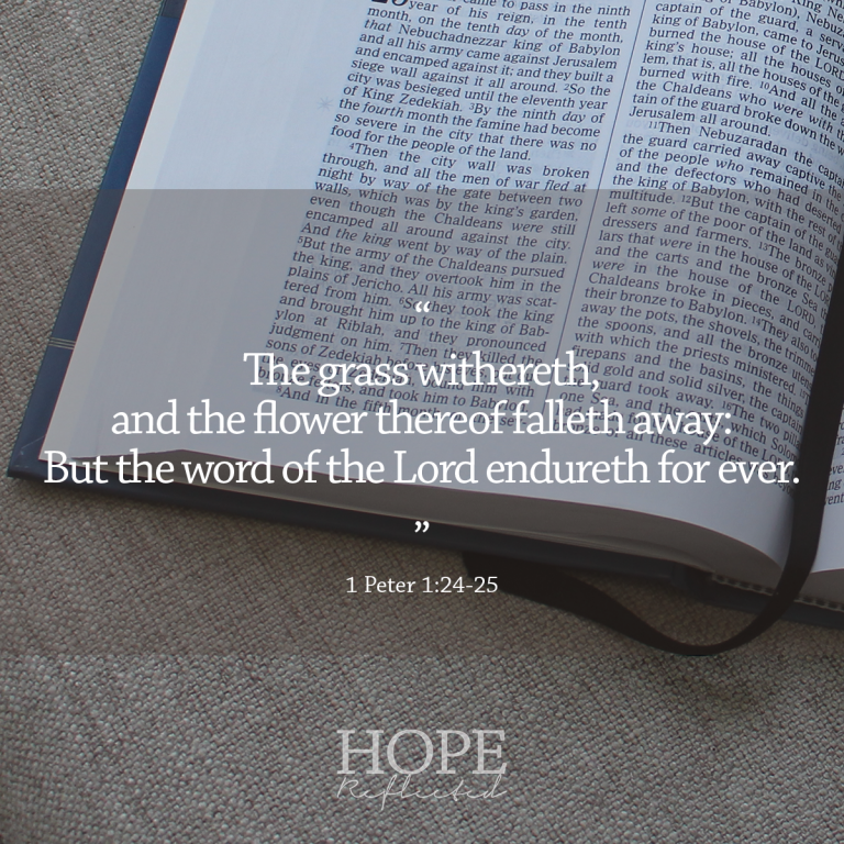 The Power to Transform - Christian Living - Hope Reflected