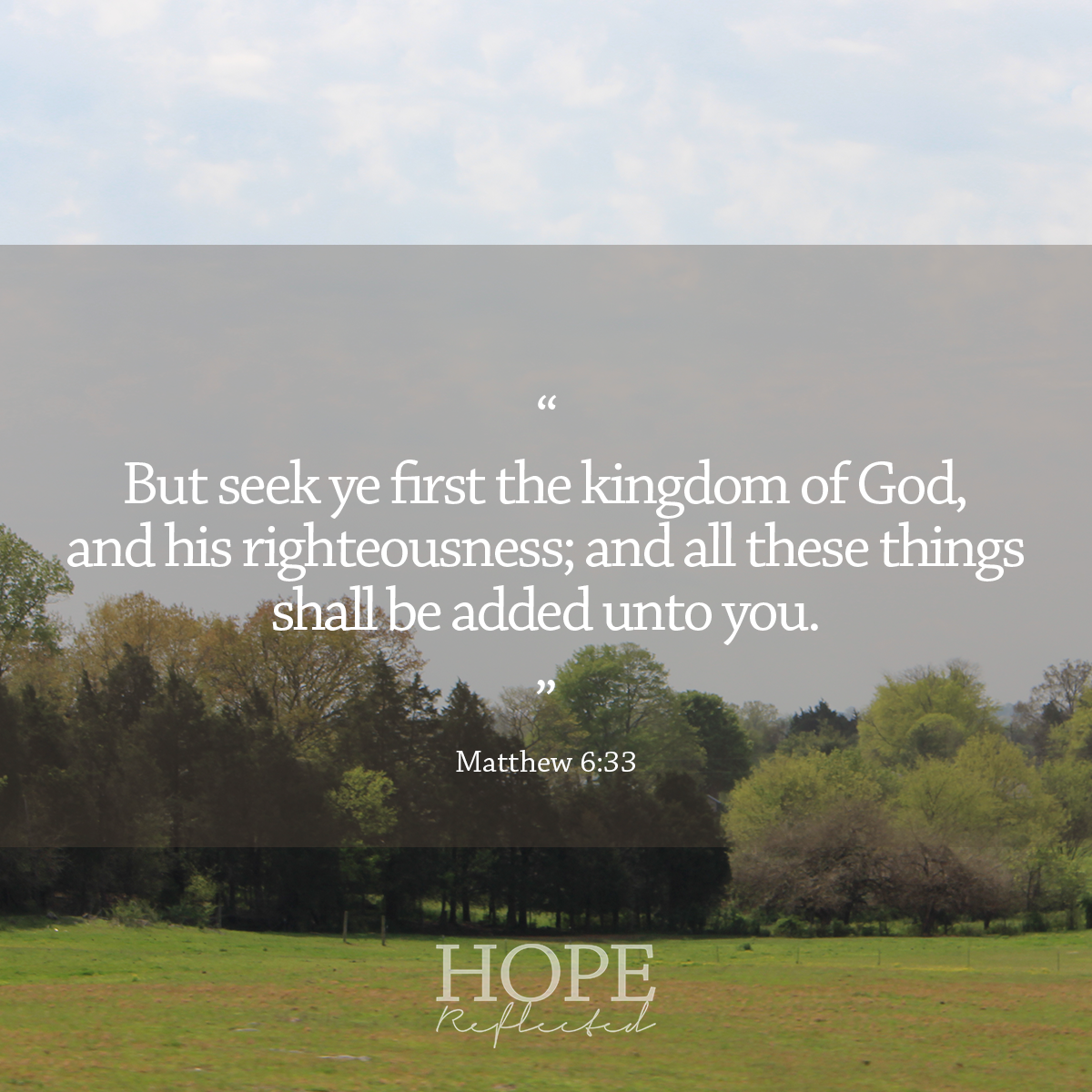 What are you looking for? - Hope Reflected