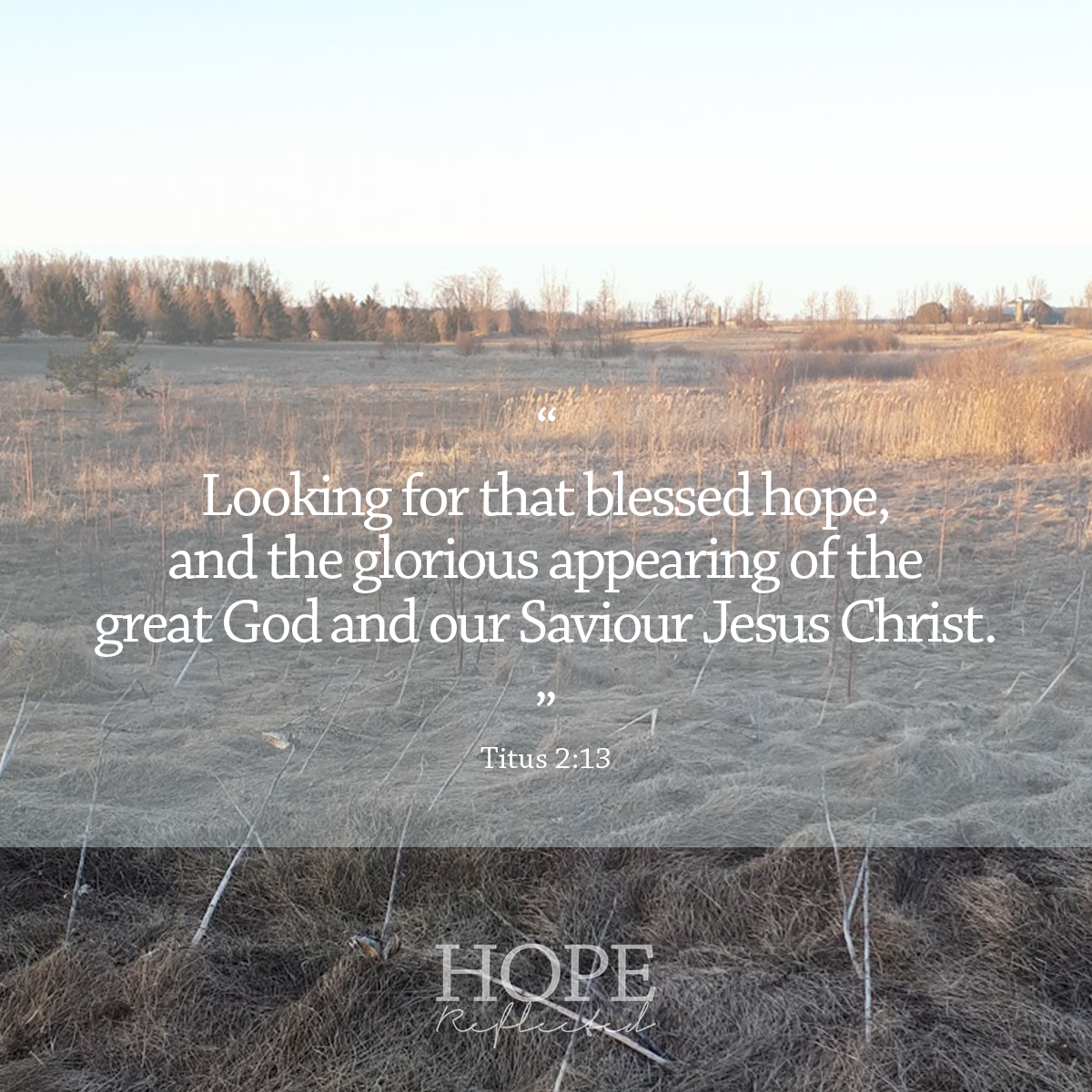 Hope for hard times - Christian Living - Hope Reflected